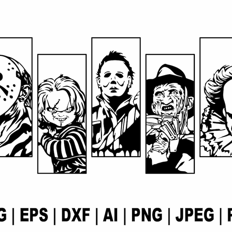 Horror Movie Svg - Etsy