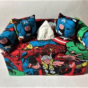 Marvel Comic Tissue Cover Choice of Design | Etsy