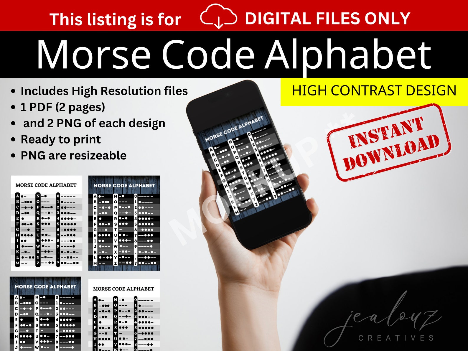 MORSE CODE POSTER, Morse Alphabet, Chart for Homeschool, Classroom ...
