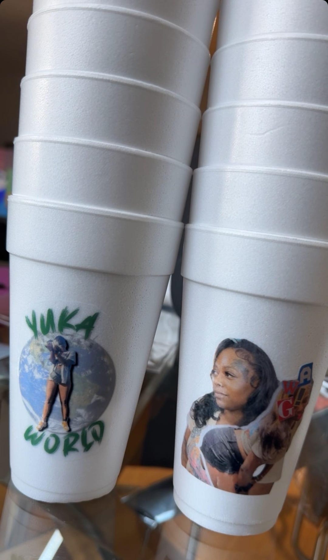 Custom Styrofoam Cups Birthday Funeral Wedding Celebration Party Custom ...