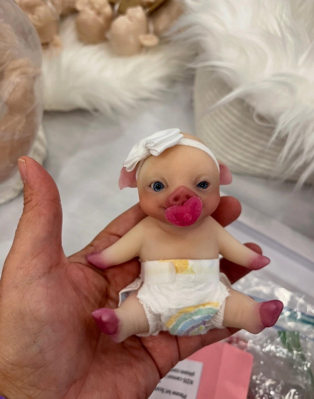 Mini Silicone Piggy 'lillie' by Patricia Rowe - Etsy
