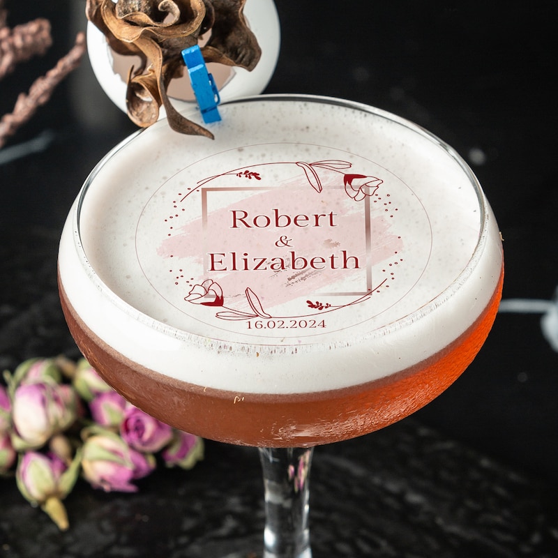 Custom Drink Sugar Topper - Etsy