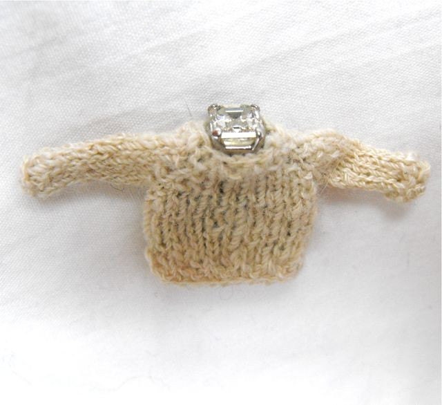 Engagement Ring Cozy Knitting Pattern PDF Knit Jewelry Box - Etsy