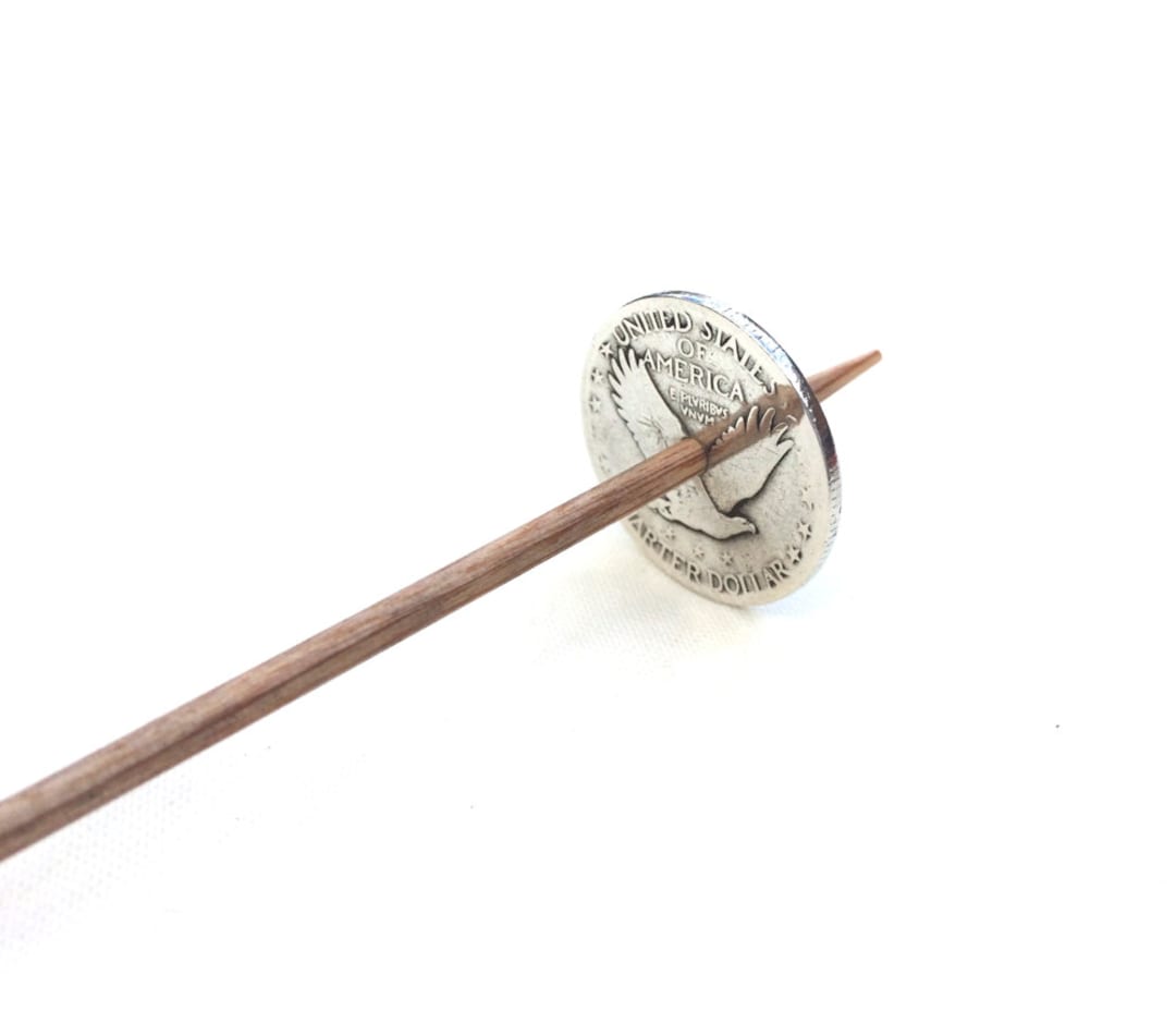 Silver Coin Tahkli Support Spindle Standing Lady Quarter - Etsy