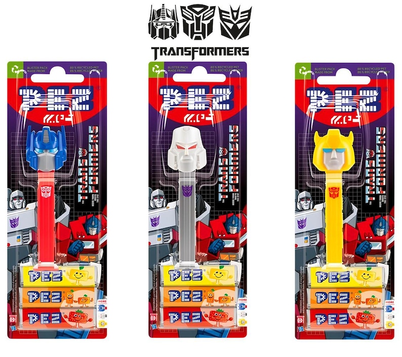 PEZ Transformers Dispenser Collection Set of 3 - Etsy