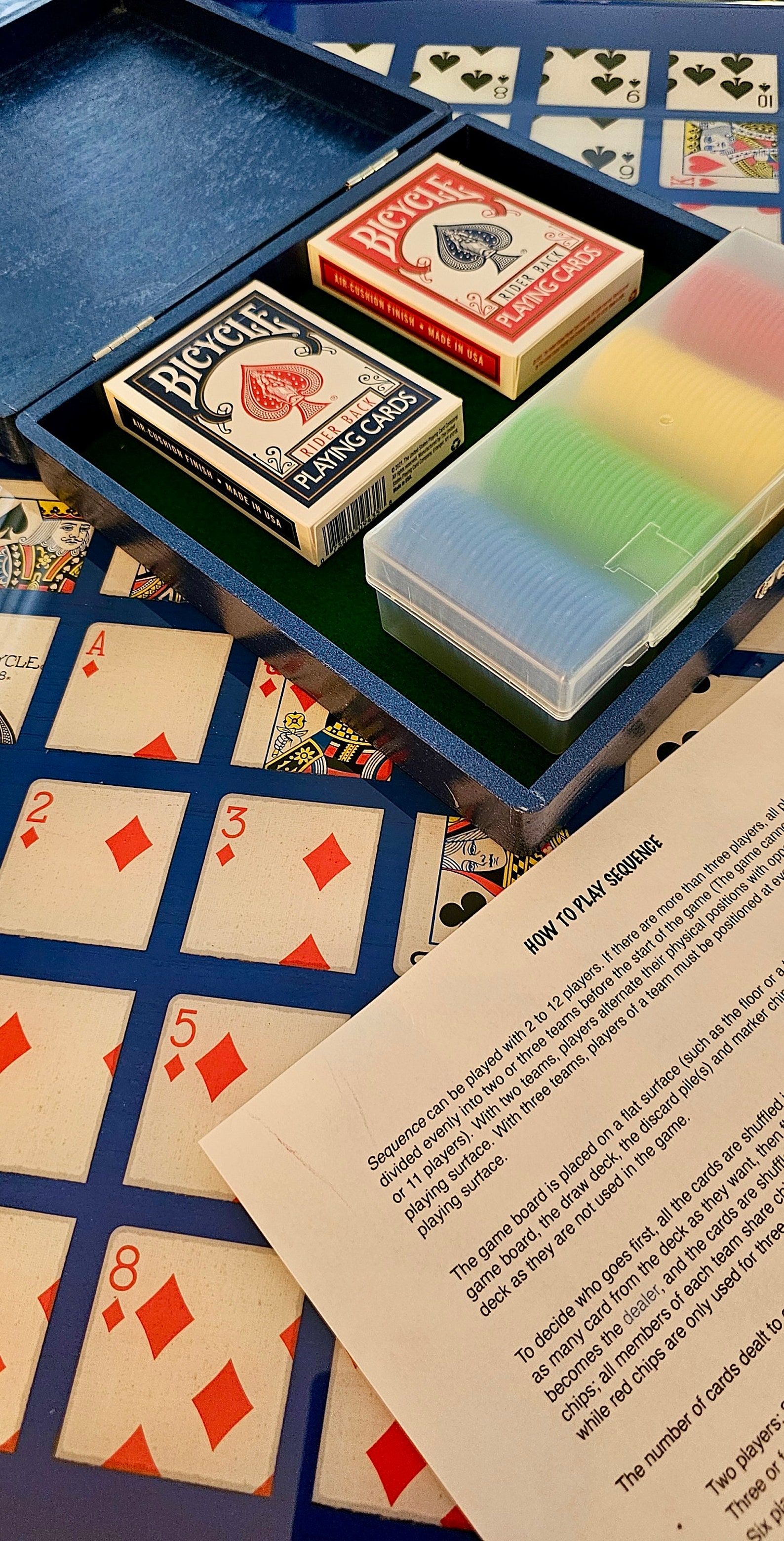 Rotating or Non-rotating Sequence Game Board & Game Accessories , One ...