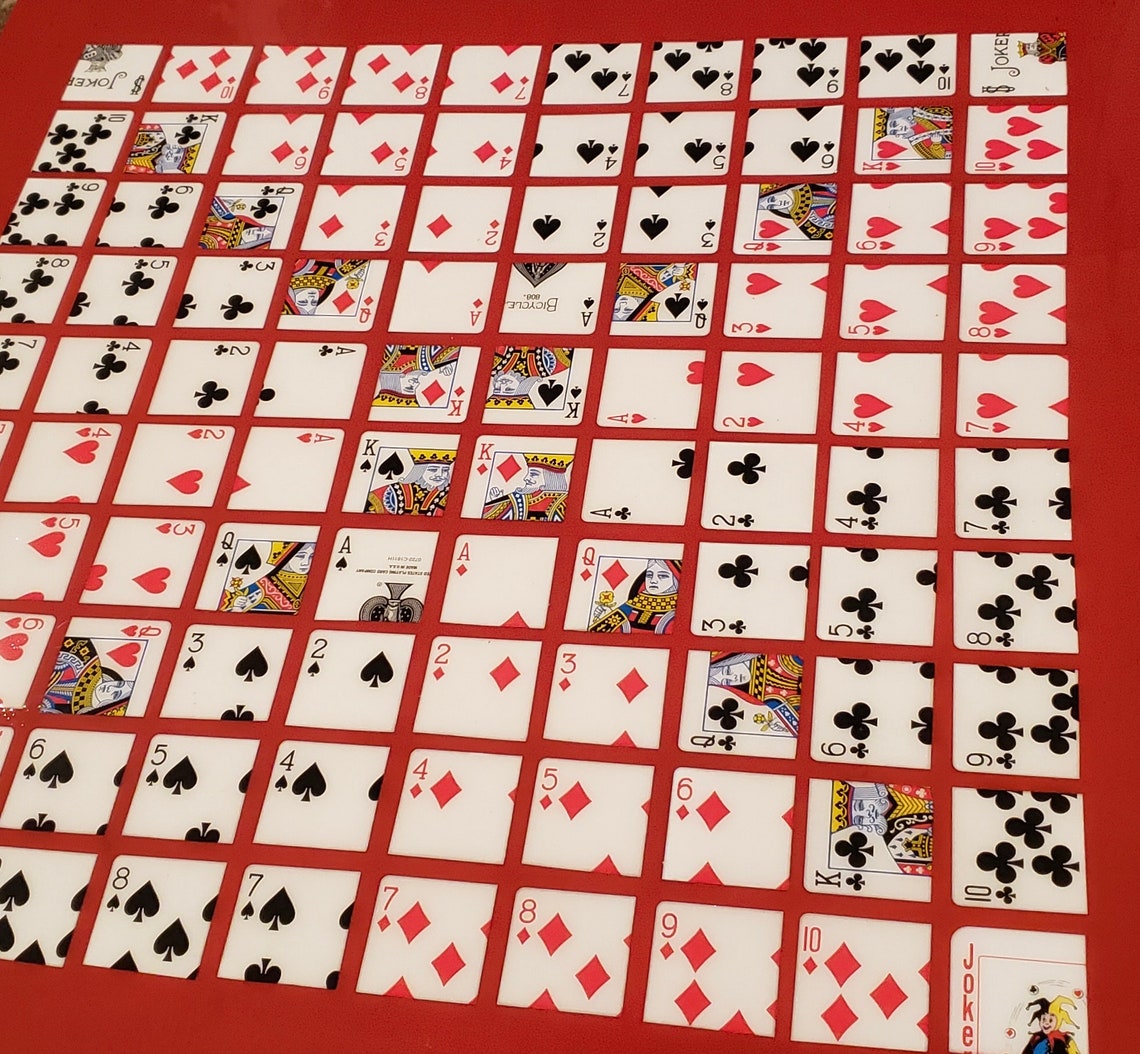 Rotating Sequence Game Board & Game Accessories , One-eyed Jack - Etsy