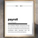 Payroll Definition Print, Funny Office Decor (digital Download) - Etsy