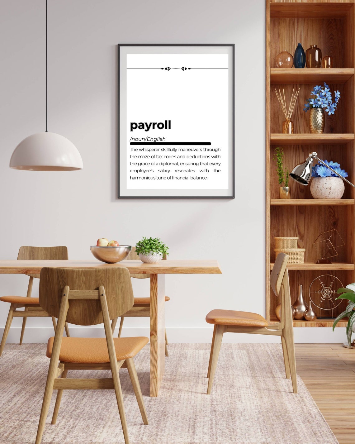 Payroll Job Title PDF Instant Download ,accountant Office Décor ...