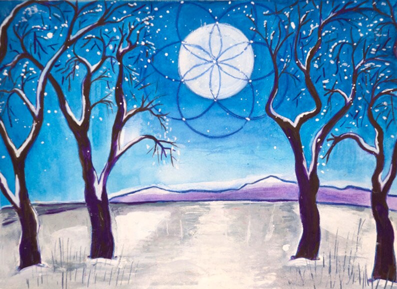 Bright Solstice Night - Etsy