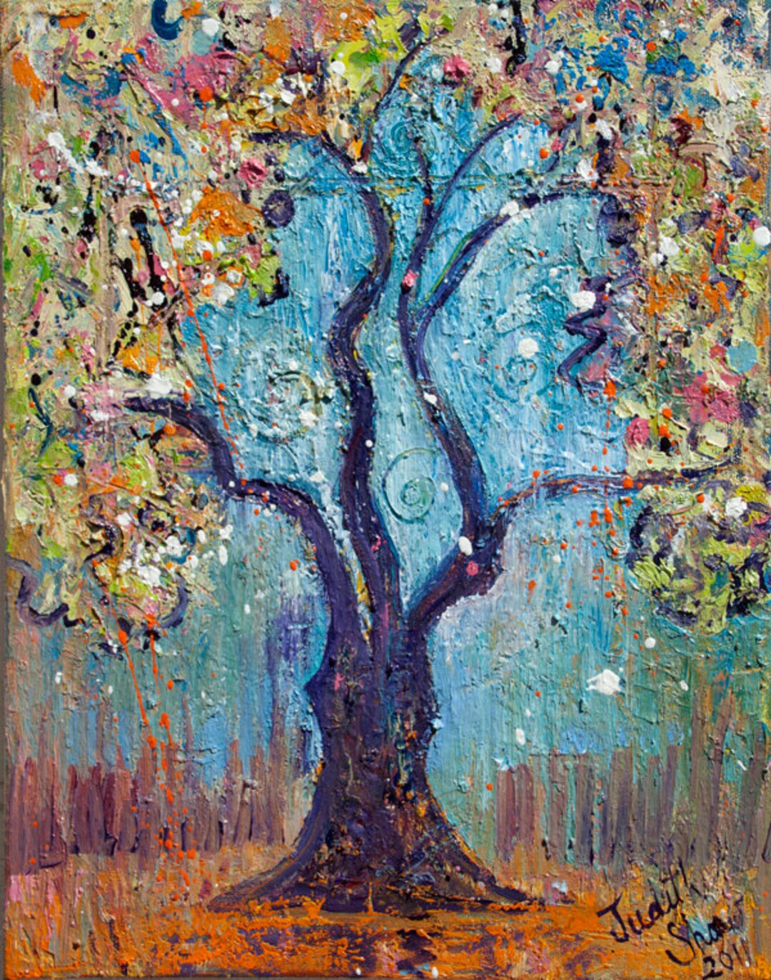 Small Print Tree Art - A Shelter From the Storm - Etsy