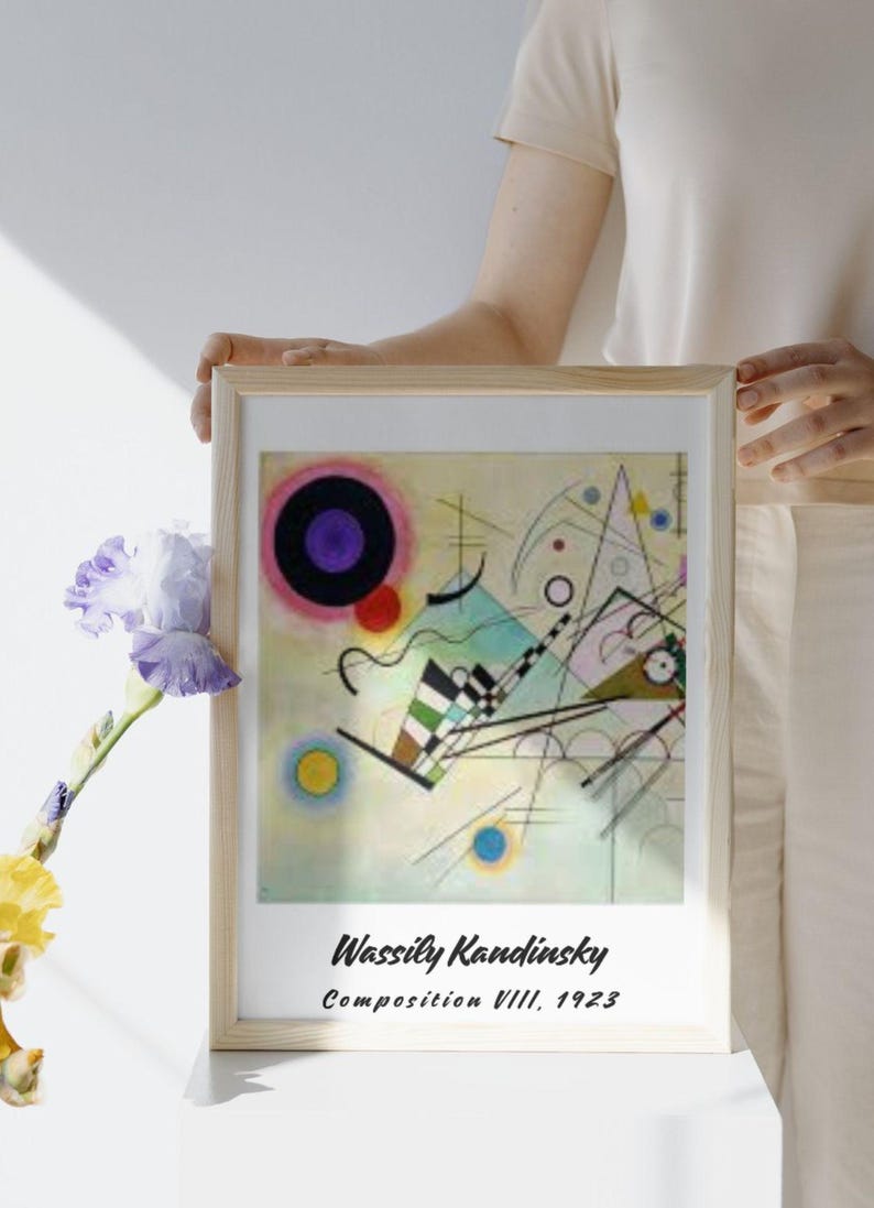 Transform Your Spaces With composition Viii by Wassily Kandinsky High-definition Digital Art - Etsy