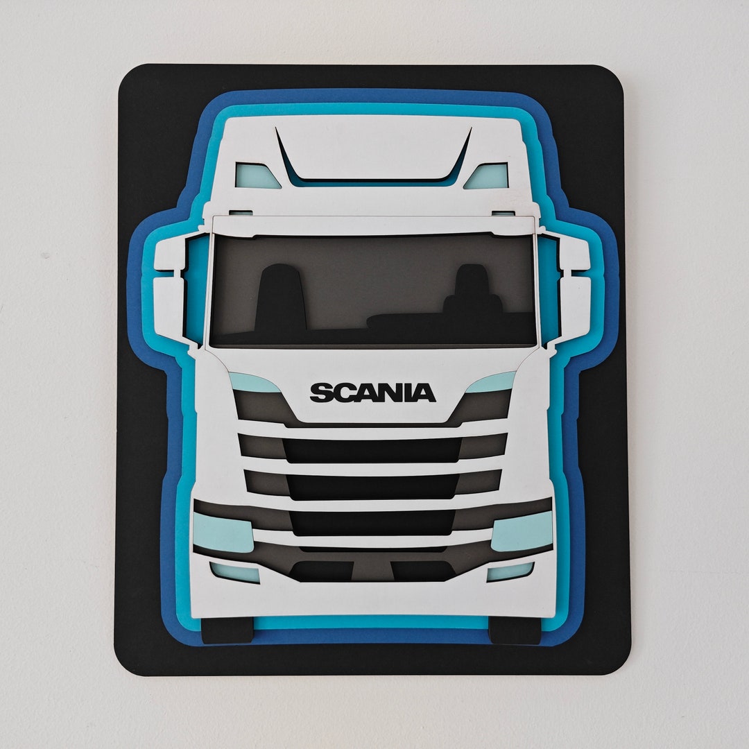Multilayer Scania R450 Wooden Wall Decoration Car Silhouette - Etsy