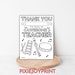 Music Teacher Thank You Printable Coloring Page for Teacher ...