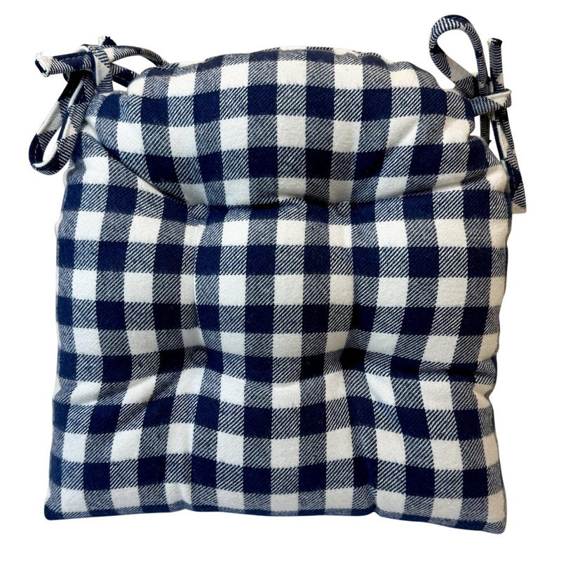 Chair Pads Gingham - Etsy