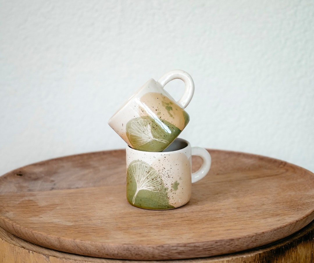 Ginko Ceramic Espresso Mug - Etsy