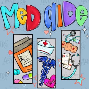Medication Aide Hand-drawn PNG: Sublimation Design (digital Download - Etsy