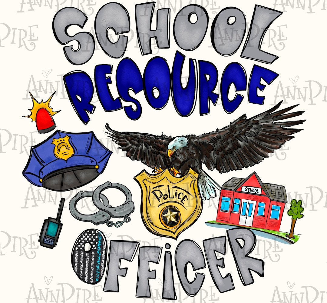 School Resource Officer SRO Sublimation Design PNG, Security Officer ...
