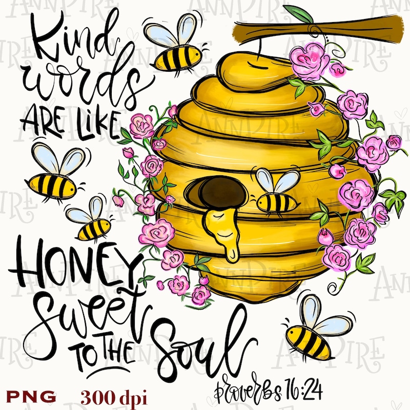 Bee Christian Art - Etsy
