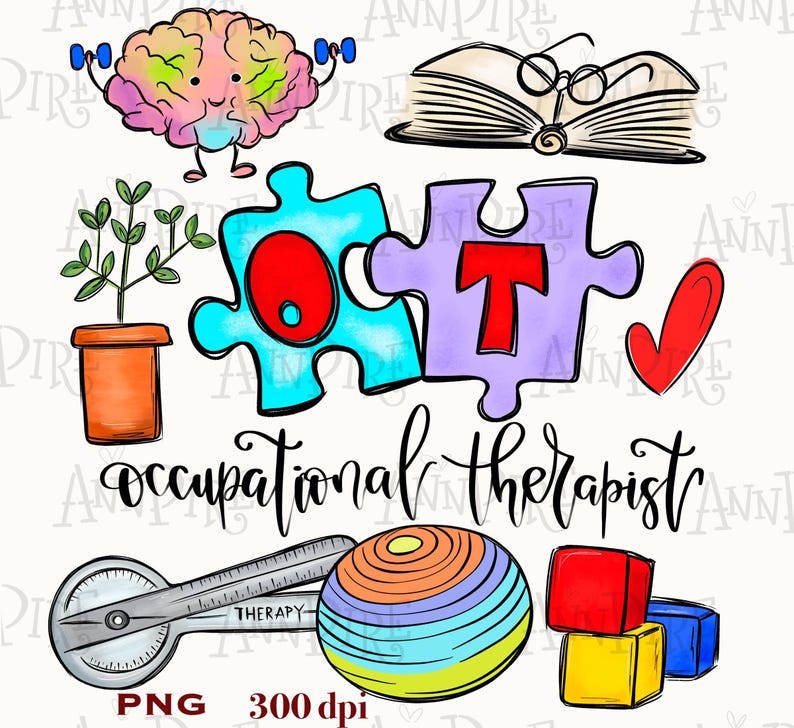 Occupational Therapist Sublimation Design PNG, OT, Occupational Therapy ...