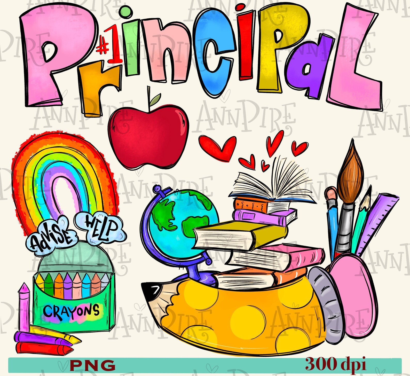 Principal Sublimation Design PNG, Assistant Principal, Teacher ...
