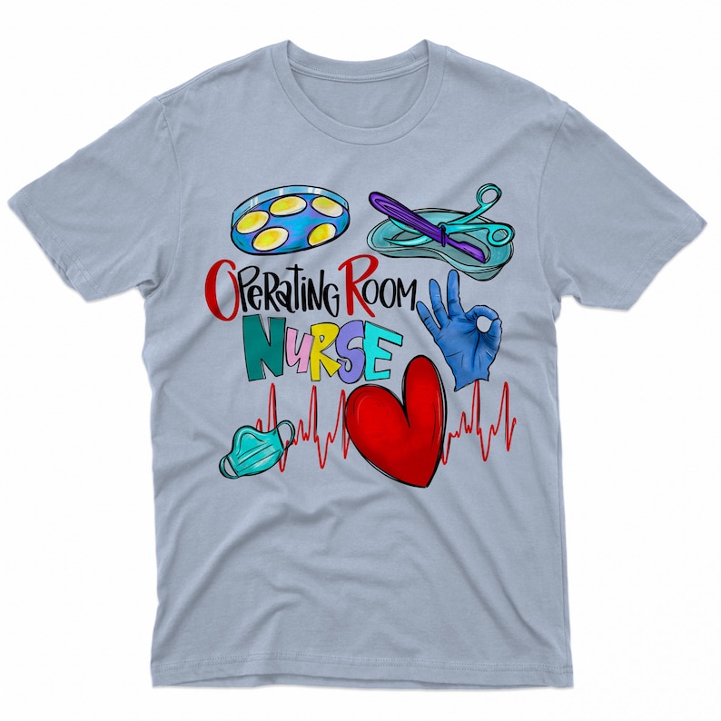 Operating Room Nurse PNG, Hand Drawn Sublimation Design (digital ...