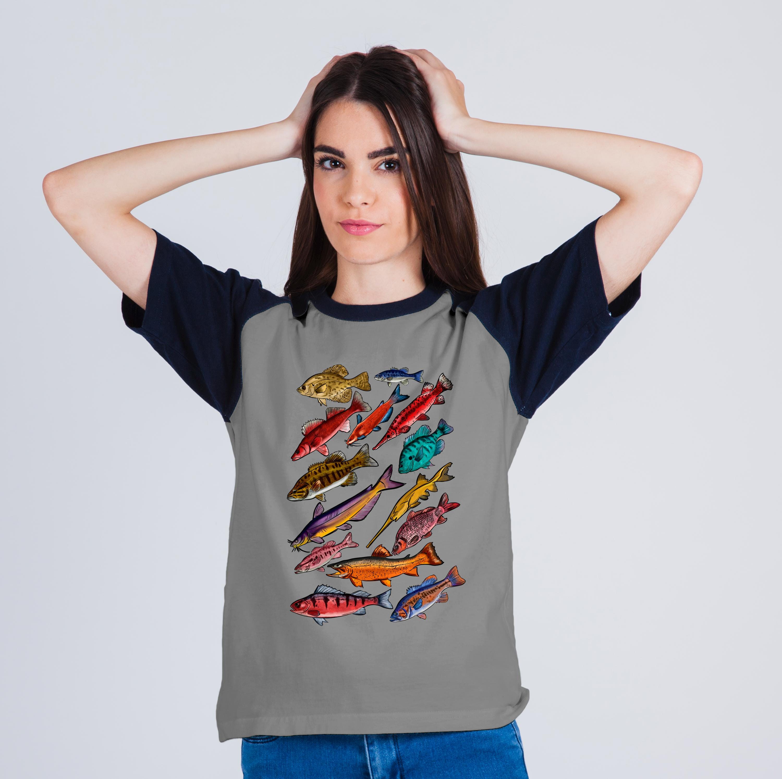 Fish Sublimation Design PNG, Fishing, Vintage Nautical Fish, Fish ...