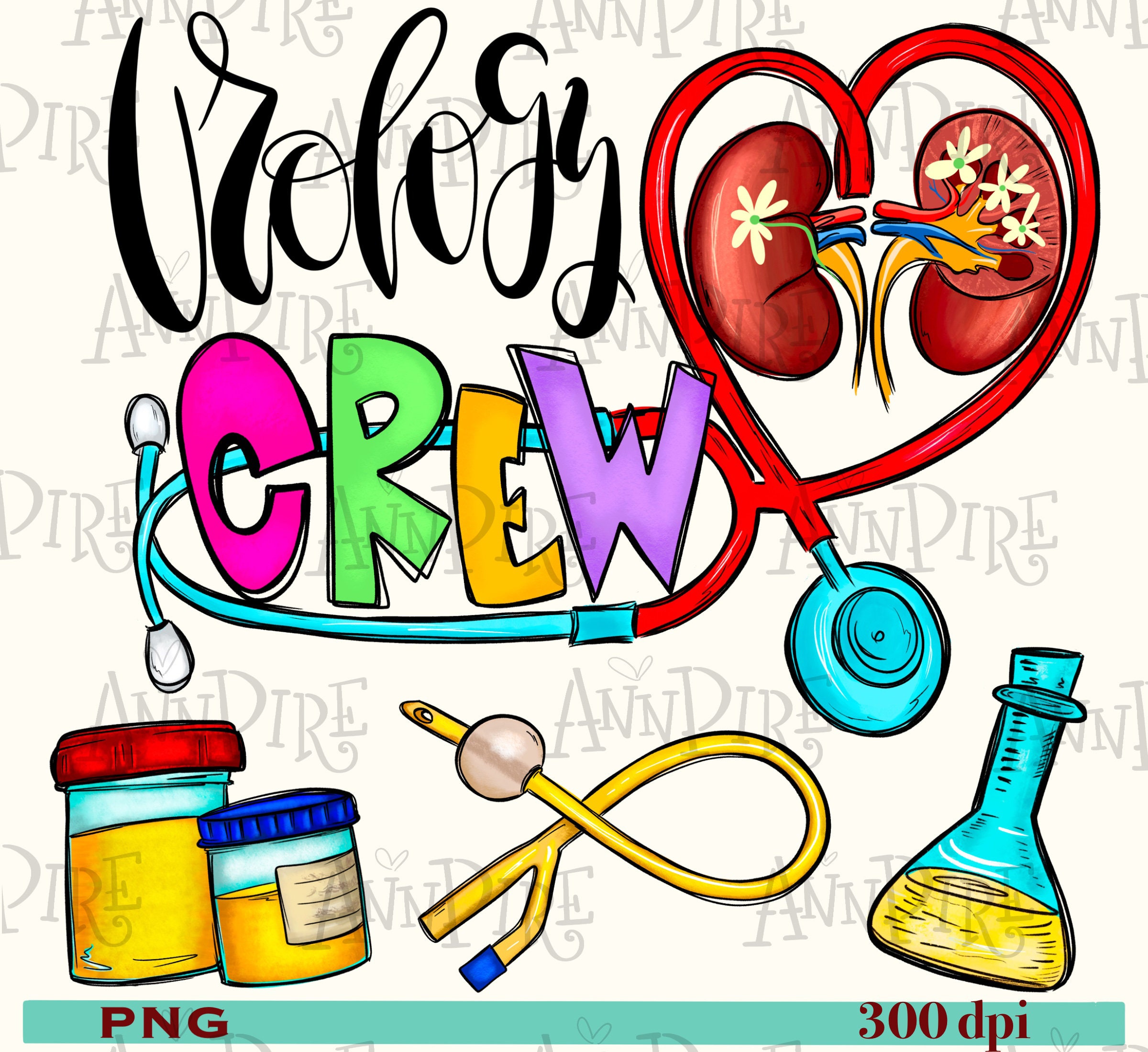 Urology Nurse Sublimation Design PNG, Urology Crew, Dialysis Tech ...