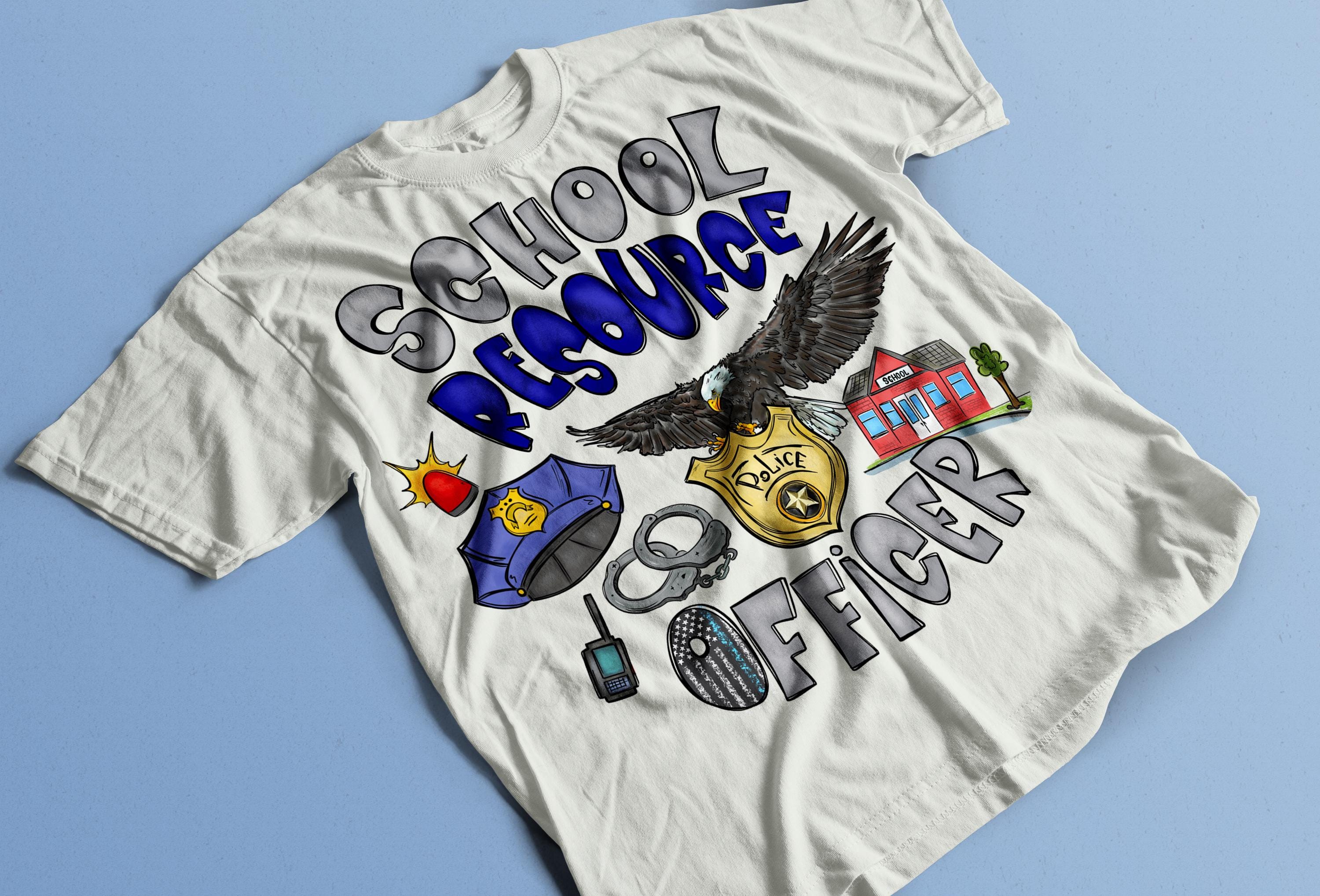 School Resource Officer SRO Sublimation Design PNG, Security Officer ...