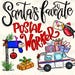 Santa's Favorite Postal Worker Sublimation Design PNG, Christmas ...