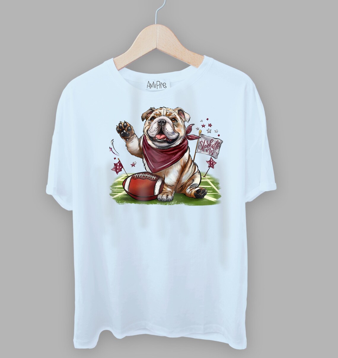Bulldog Game Day Sublimation Design PNG, Bulldog Mascot, Hand Drawn ...
