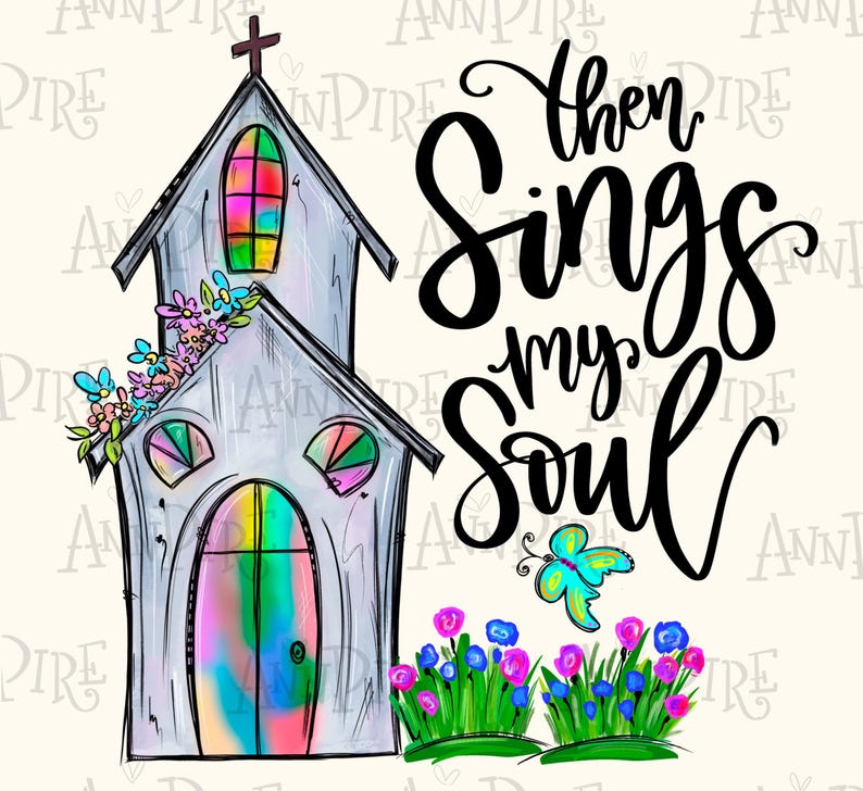 Church Sublimation Design PNG, the House That Built Me, Bible Verse ...