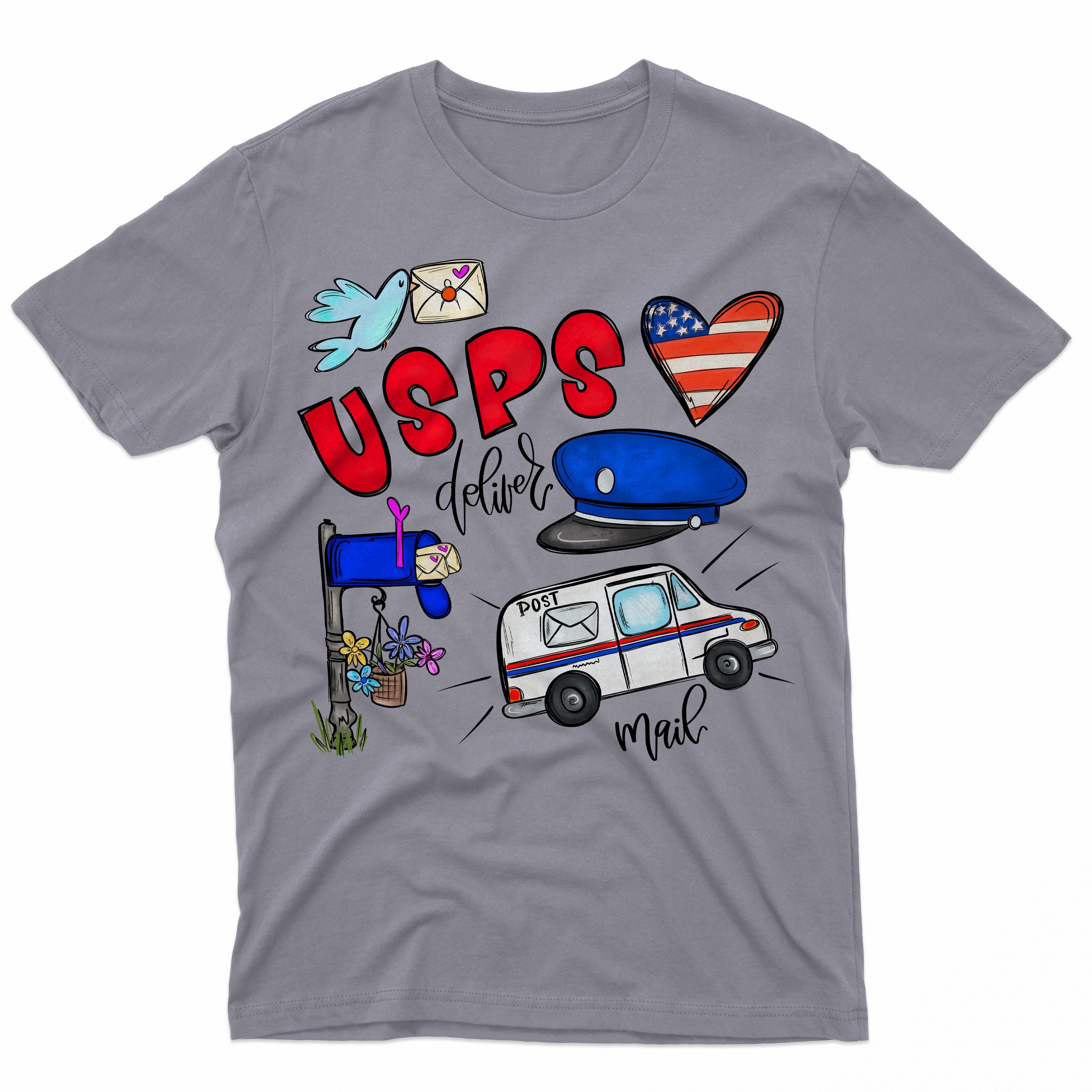 Postal Worker Sublimation Design PNG, Mail Carrier Art (digital ...