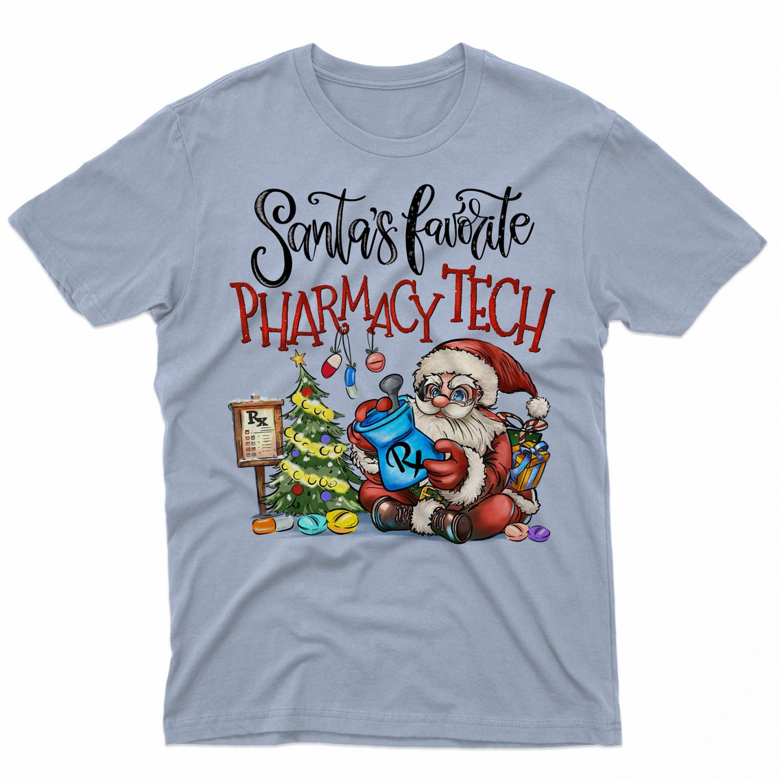 Santa's Favorite Pharmacy Crew PNG, Christmas Technician Design ...