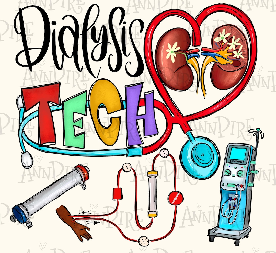 Dialysis Nurse Sublimation Design PNG, Dialysis Crew, Nephrology ...