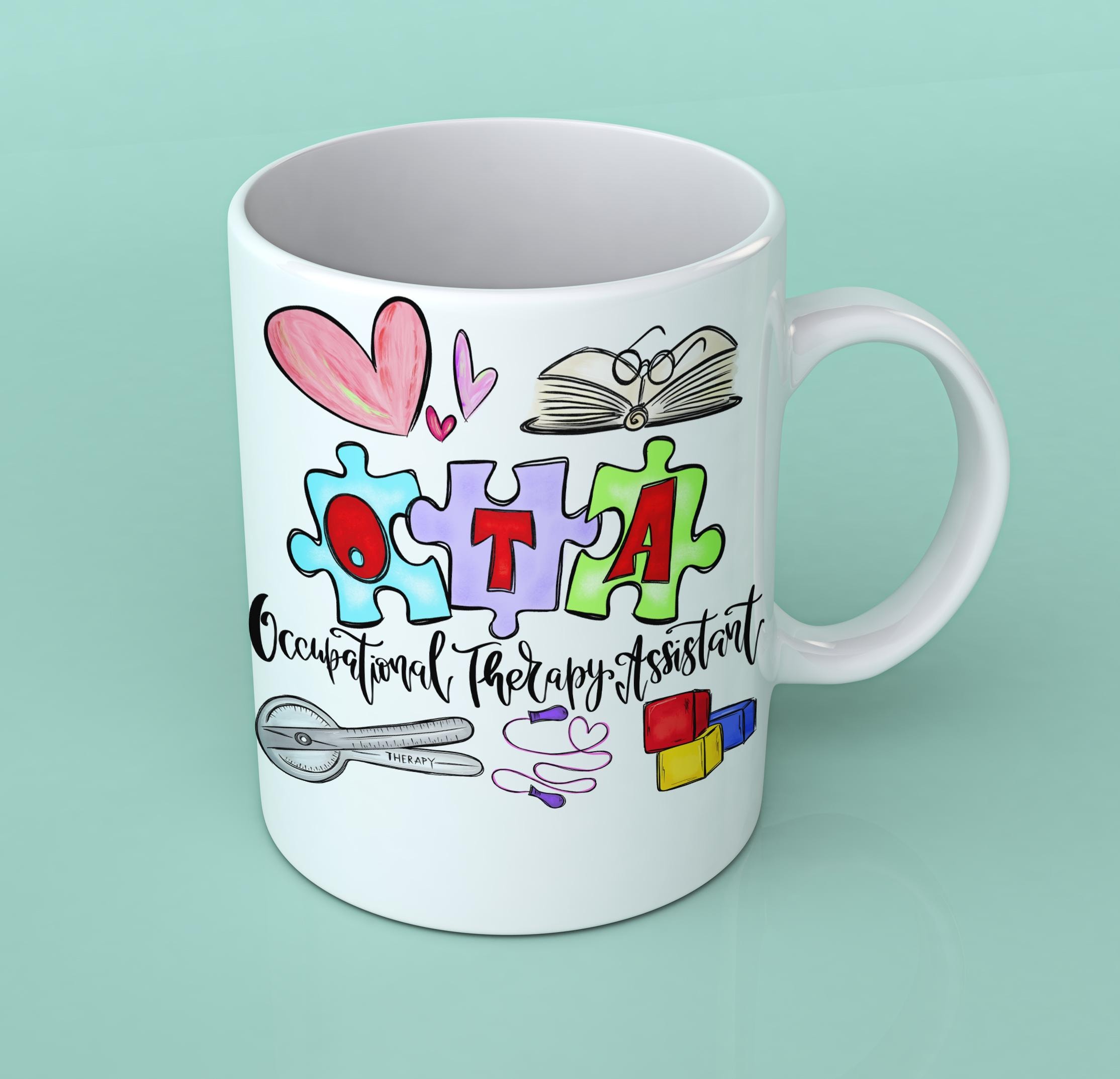 Occupation Therapy Assistant Sublimation Design PNG, OTA, OT ...