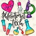 Hand Drawn Phlebotomist Tech Sublimation Design PNG (digital Download ...