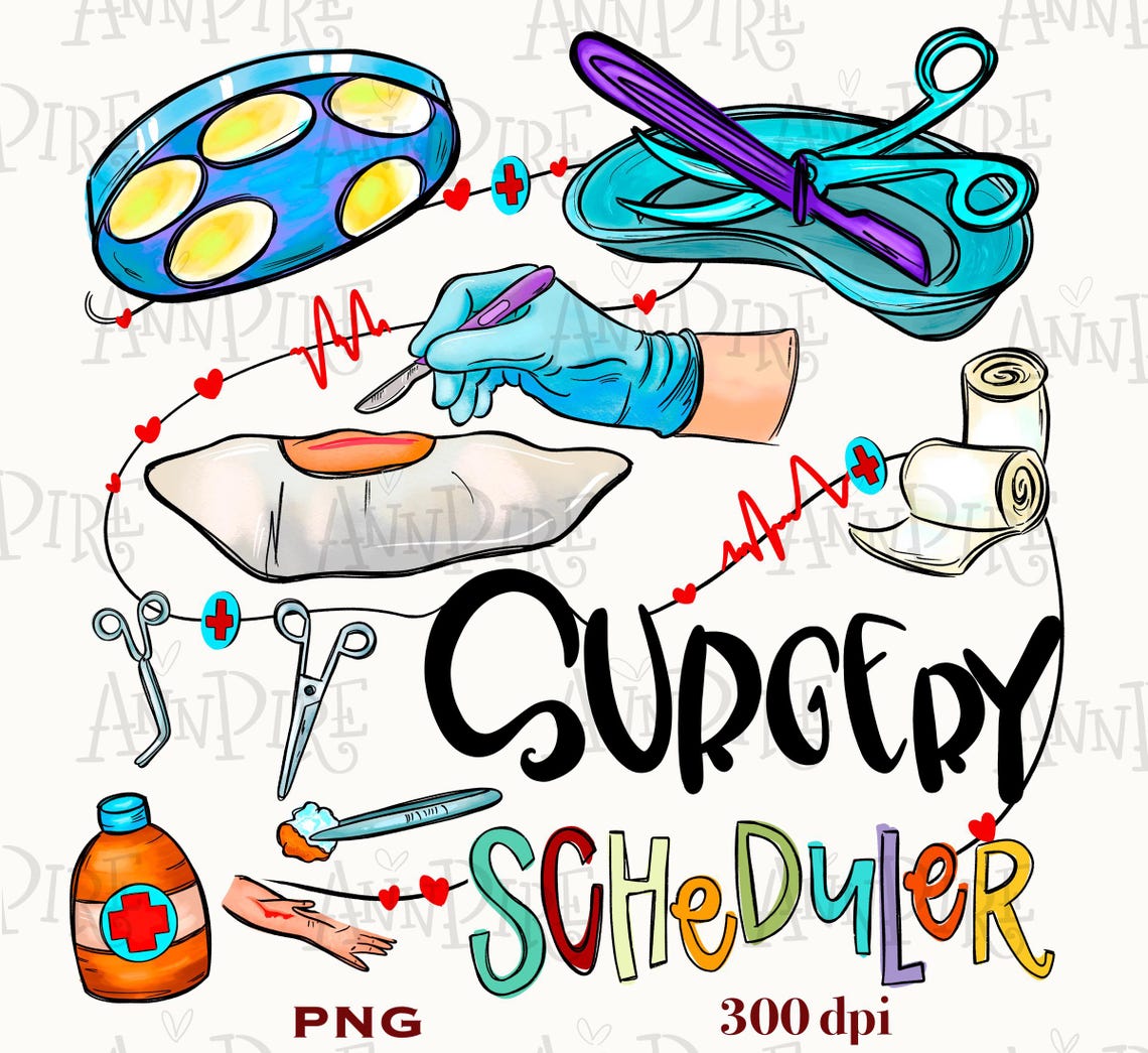 Surgical Tech Sublimation Design, Hand Drawn PNG (digital Download) - Etsy