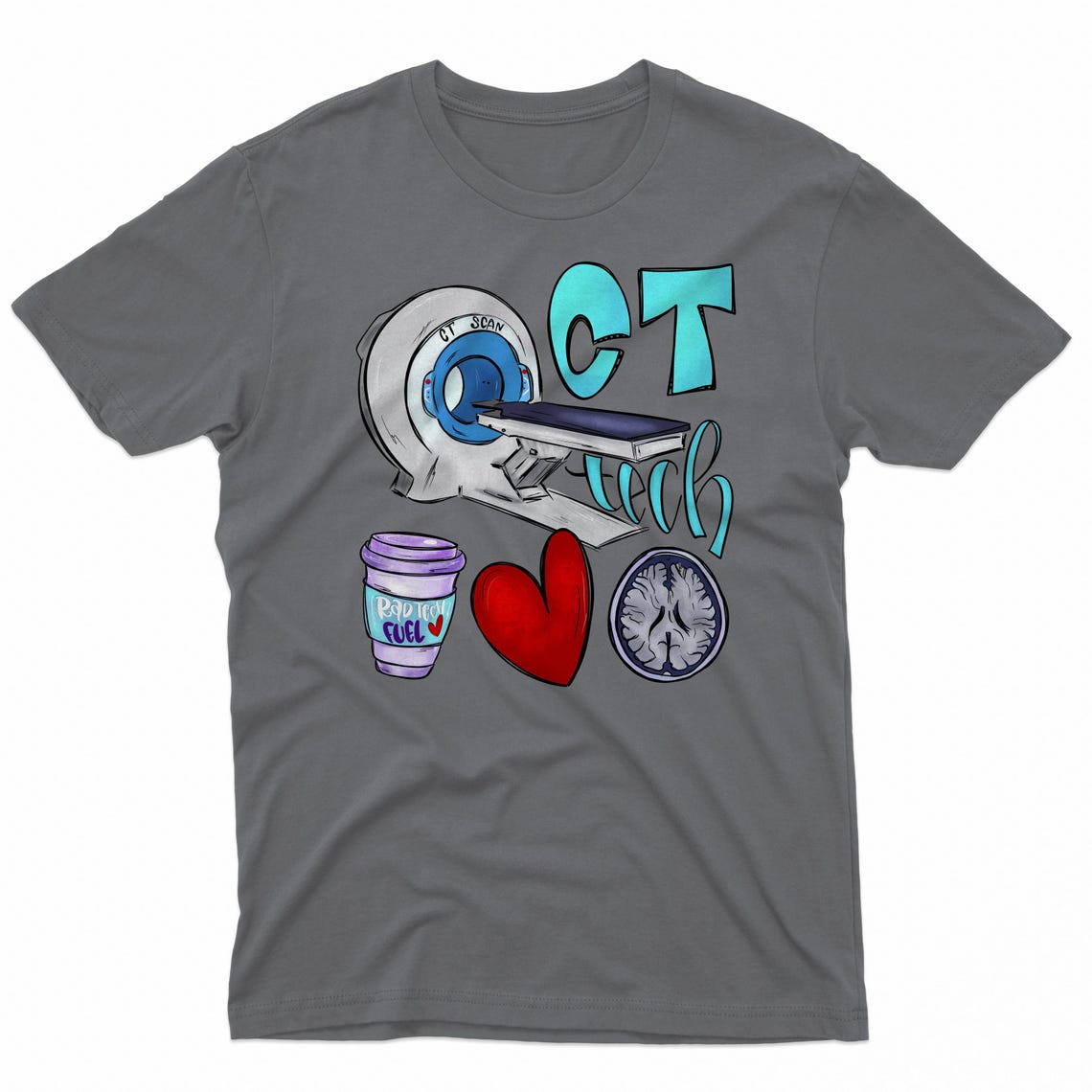 Computed Tomography Sublimation Design PNG, CT Tech, CT Technologist ...