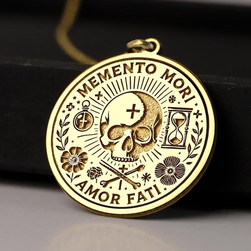 Custom Stoic Charm Necklace - Etsy