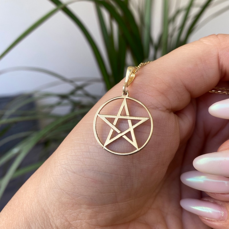 Pentagram Pendant - Etsy
