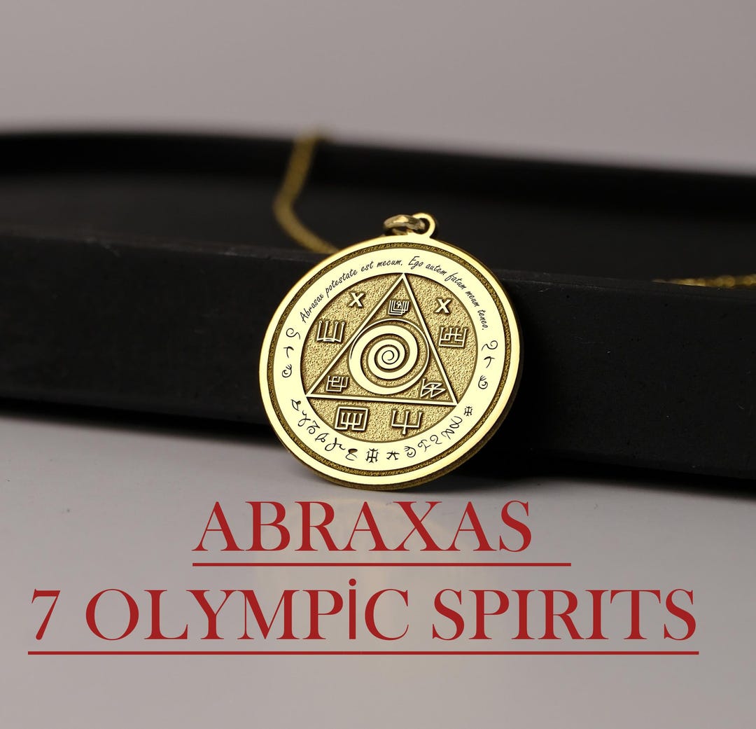 Good Luck Charm Talisman of Abraxas and the 7 Olympic Spirits: the ...