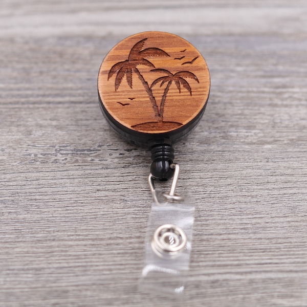 Palm Tree Badge - Etsy