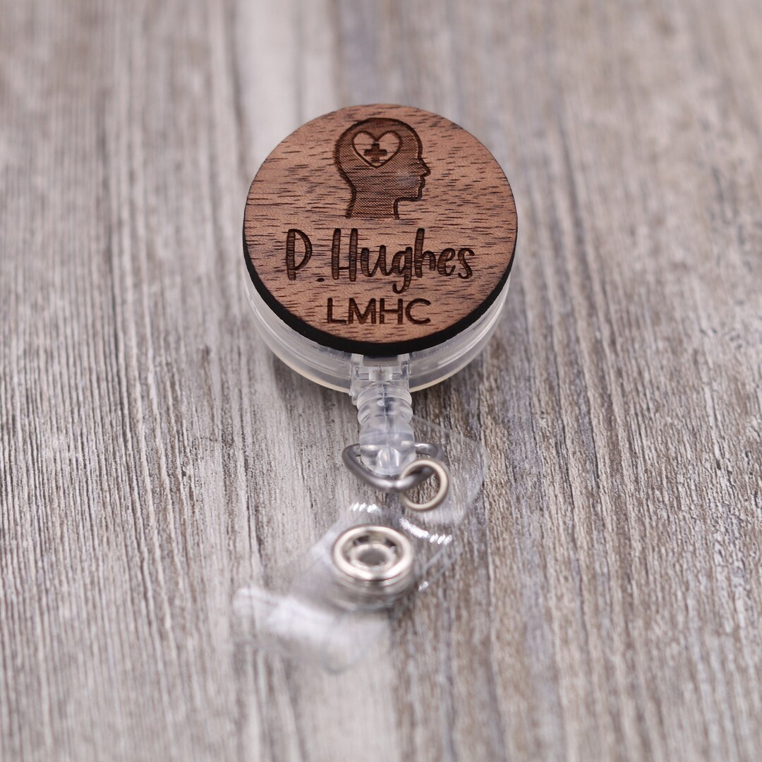 Mental Health Badge With Name, Psychiatrist, Therapist, Counselor ...