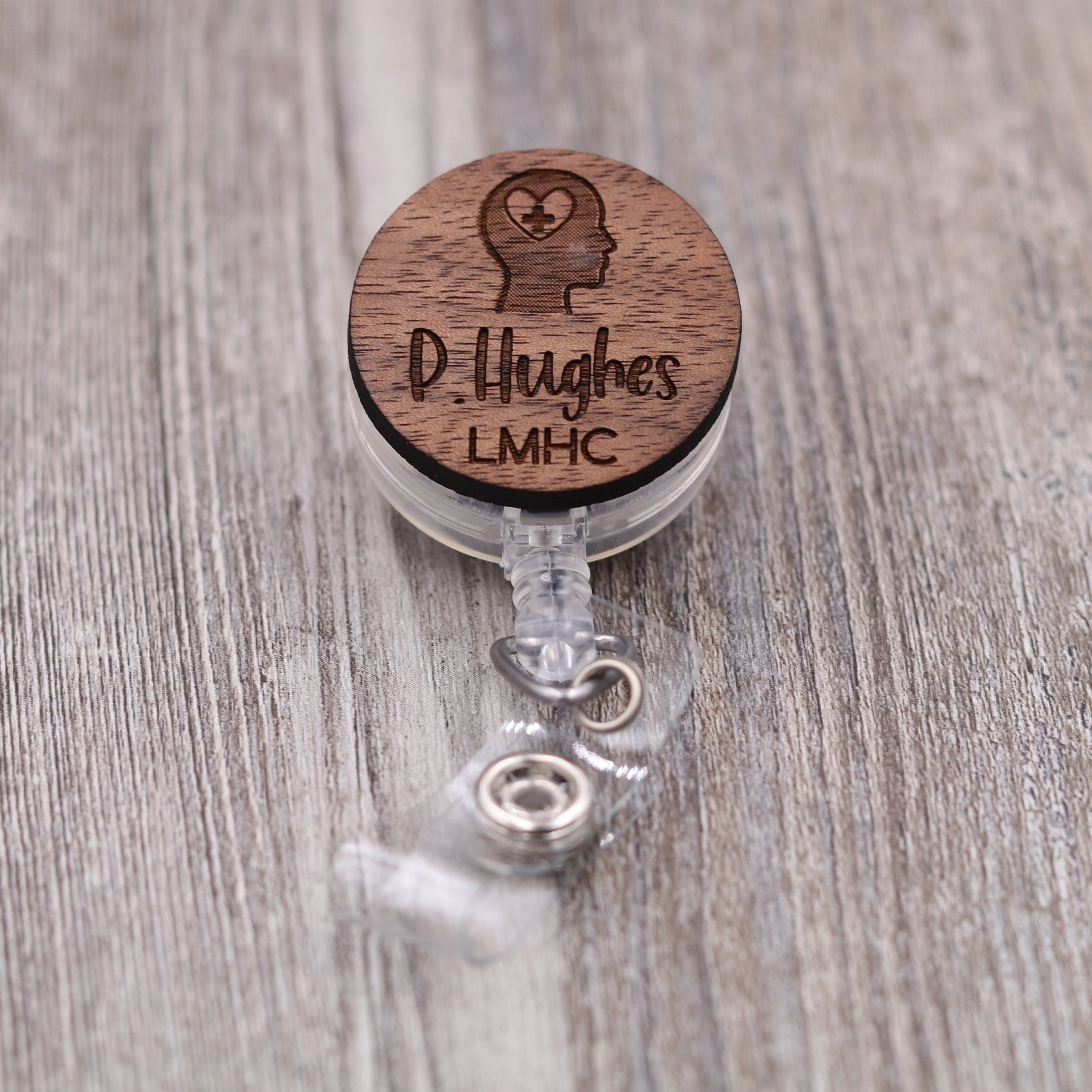 Mental Health Badge With Name Psychiatrist Therapist | Etsy