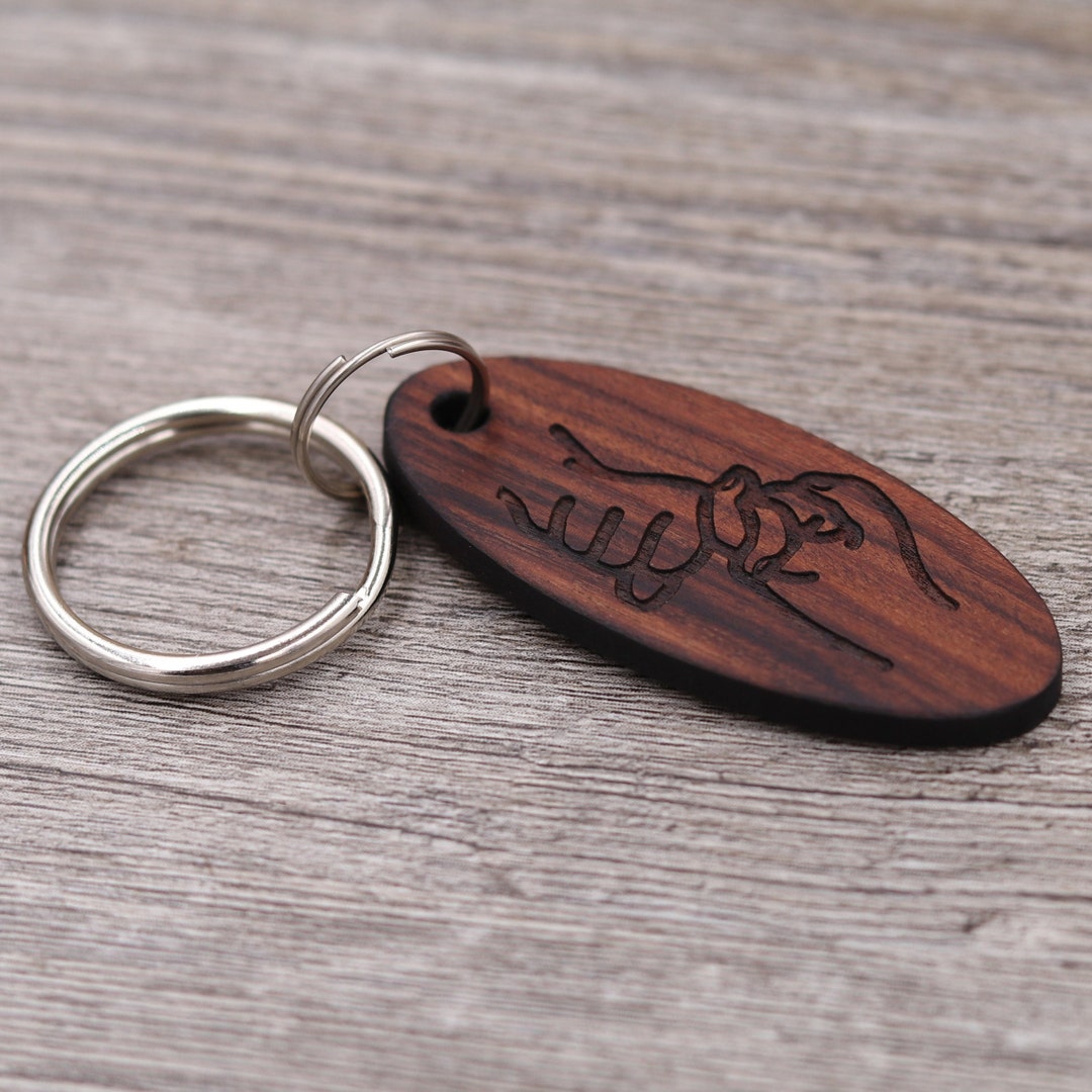 Oval ASL (american Sign Language) Friend: Personalized Wood Keychain - Etsy