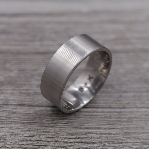 Titanium Wedding Ring Women - Etsy