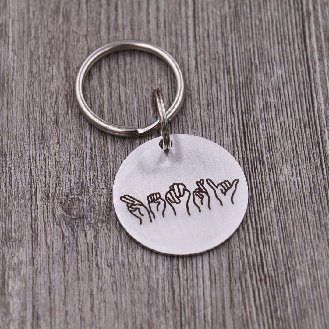 ASL Fingerspelled Name, American Sign Language, Stainless Steel ...
