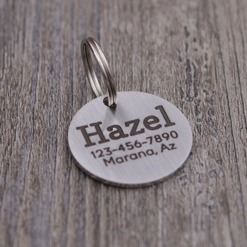 Silver Dog Tag - Etsy