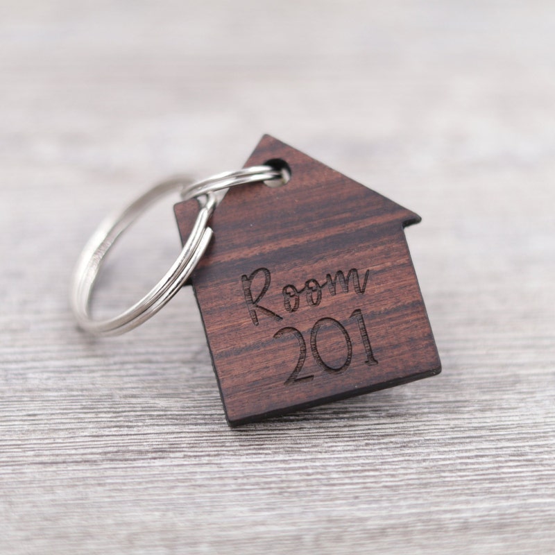 House Shaped Keychain Custom - Etsy